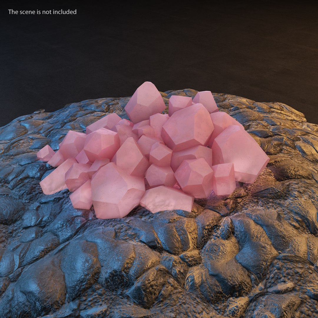 Rose Quartz 3D Model - TurboSquid 1456329
