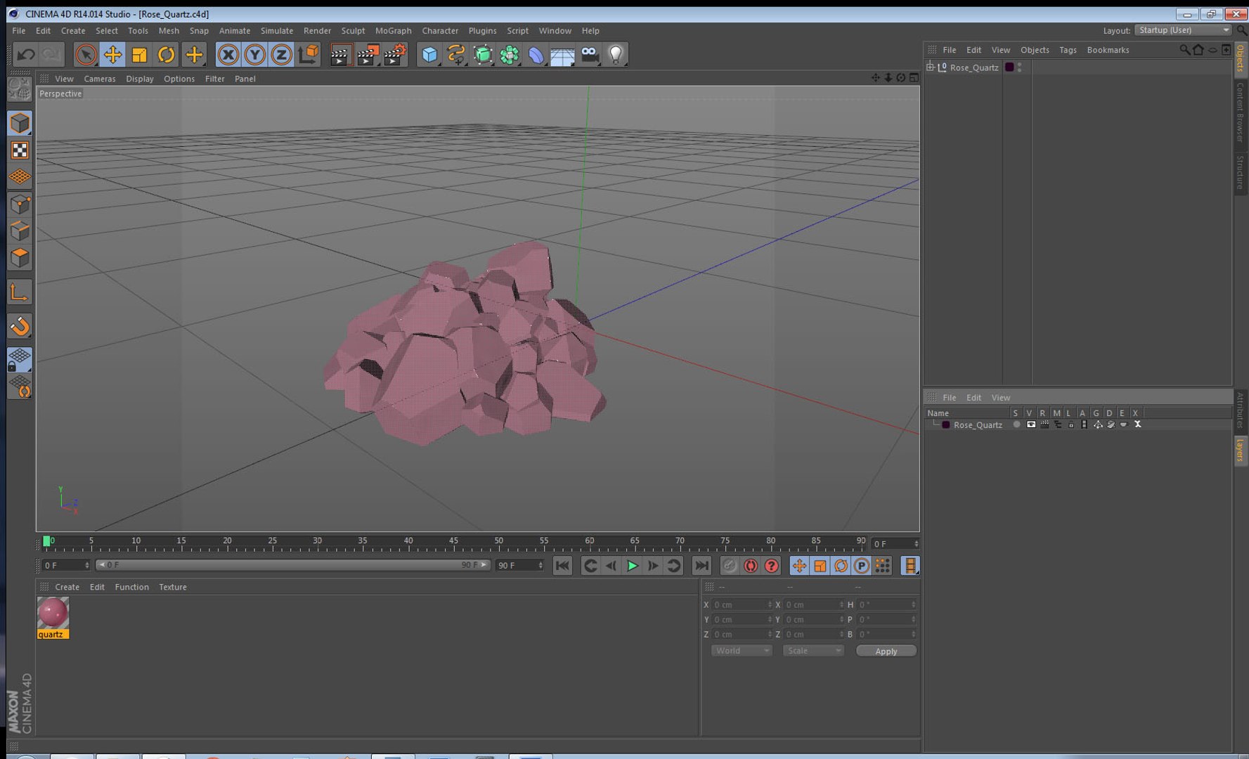 Rose Quartz 3D Model - TurboSquid 1456329