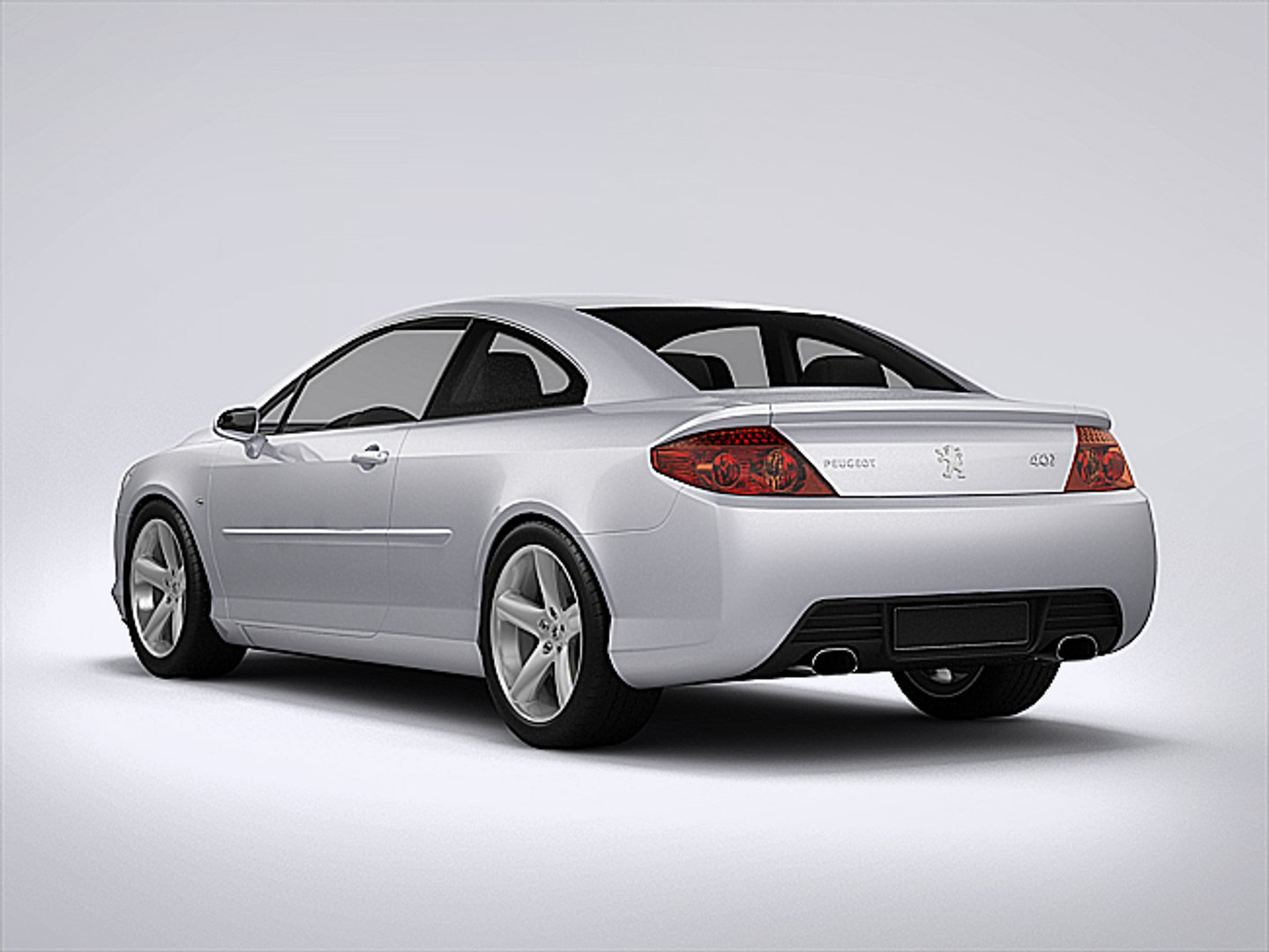 3d Peugeot 407 Coupe Model
