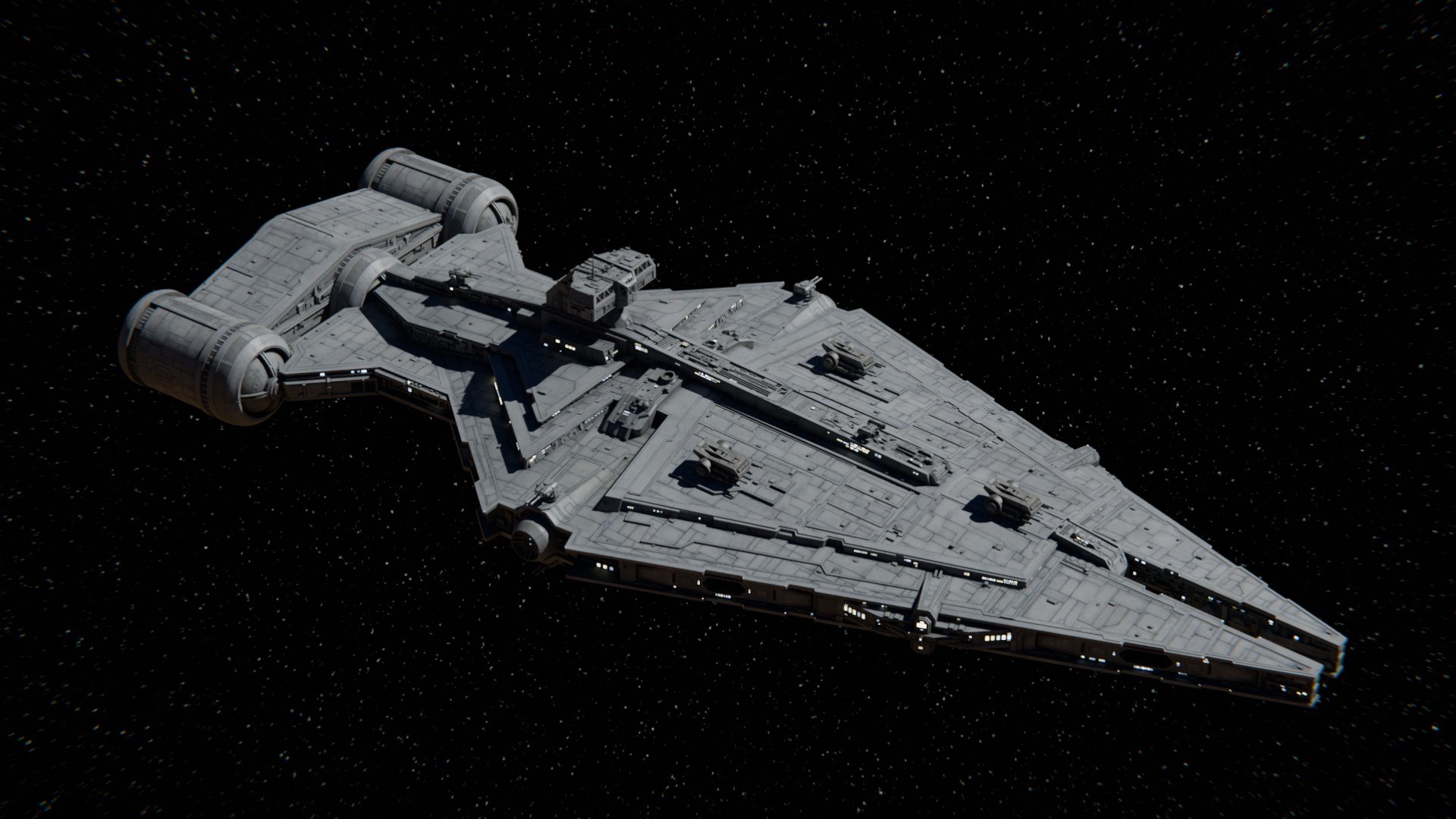 Imperial Cruiser 3D - TurboSquid 2330880