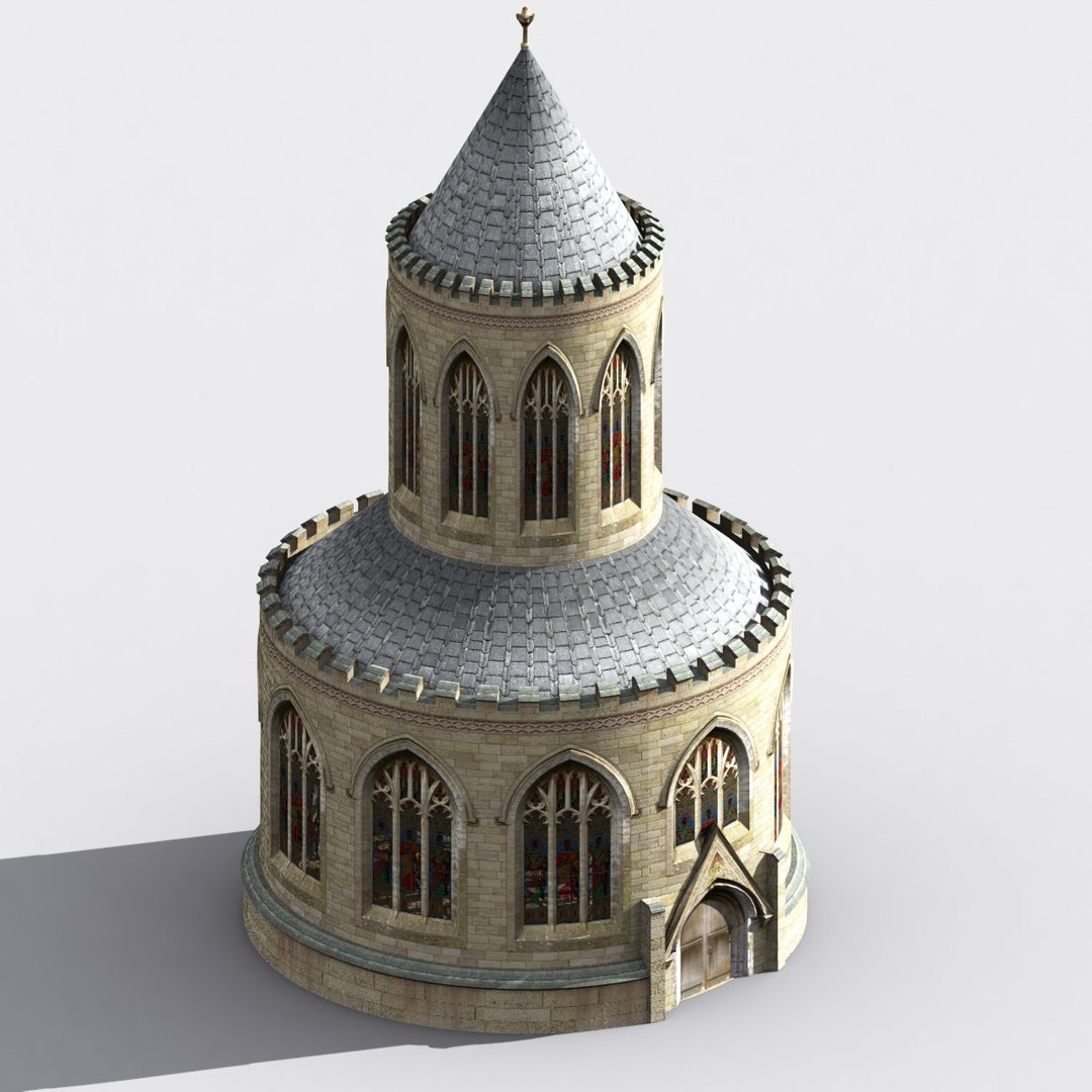 3d Model Medieval Gothic Chapter House