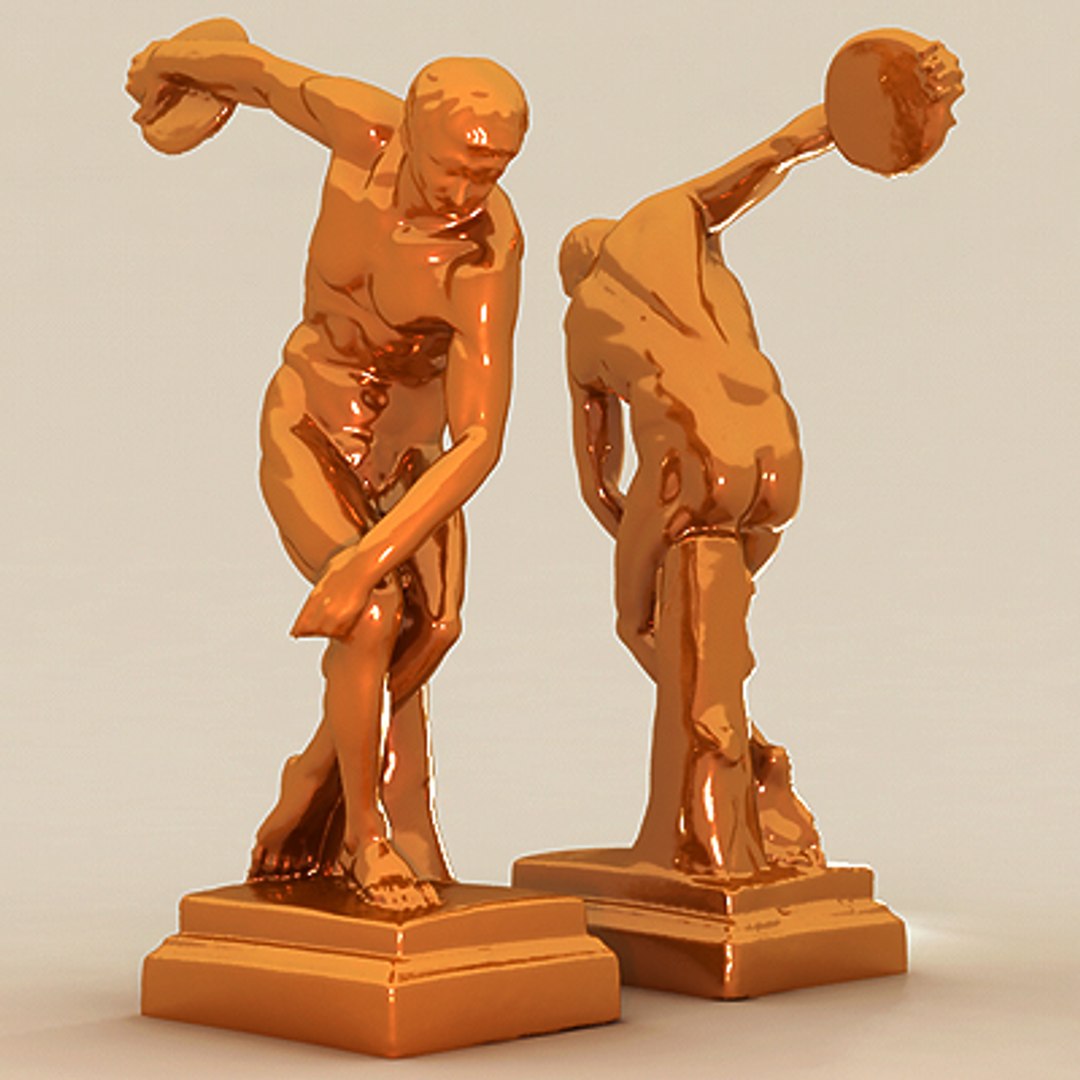 3d Greek Statue Male Model