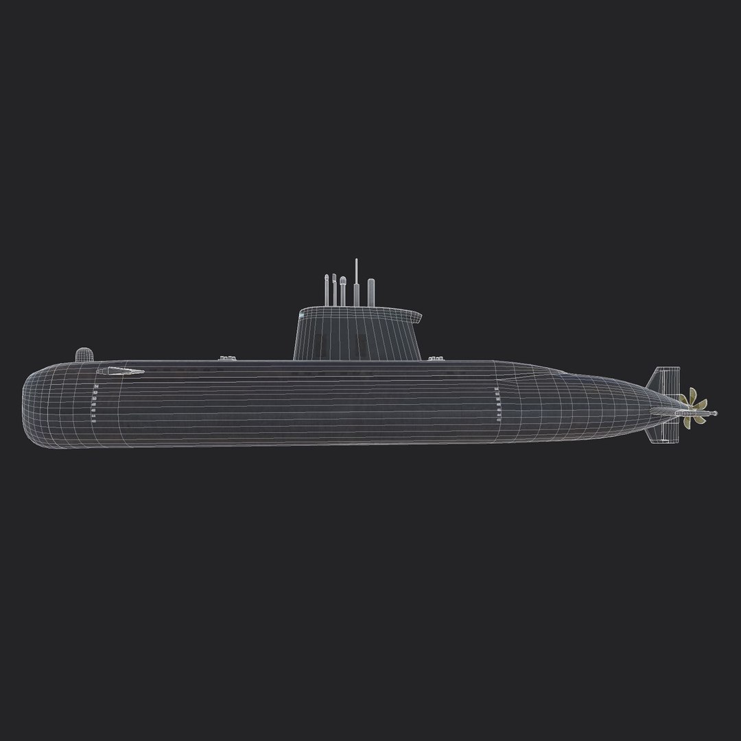 Submarine Agosta 3D - TurboSquid 1350811