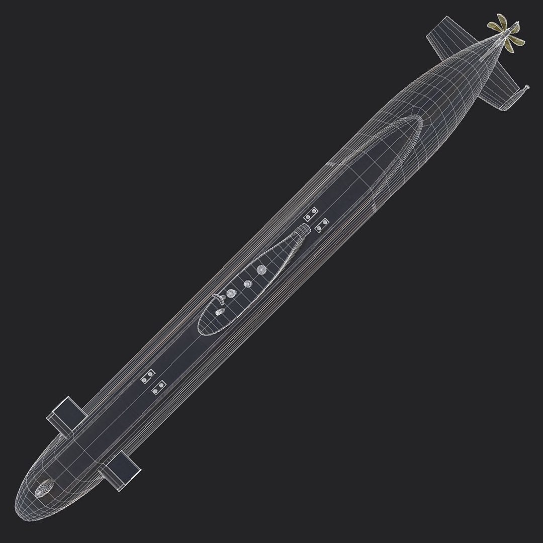 Submarine Agosta 3D - TurboSquid 1350811