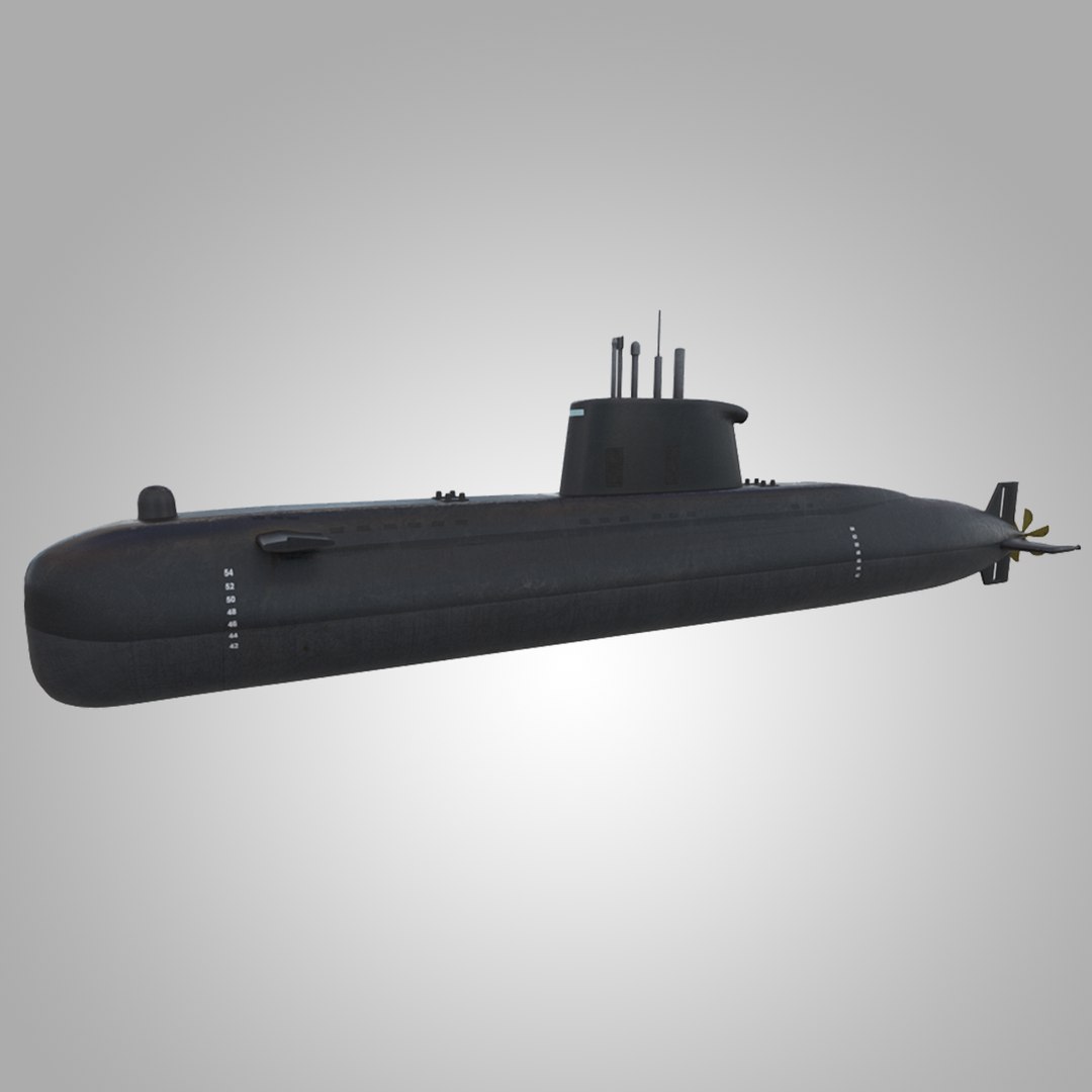 Submarine Agosta 3D - TurboSquid 1350811