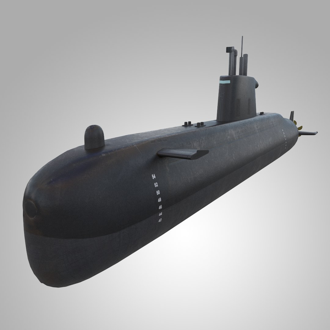 Submarine Agosta 3D - TurboSquid 1350811