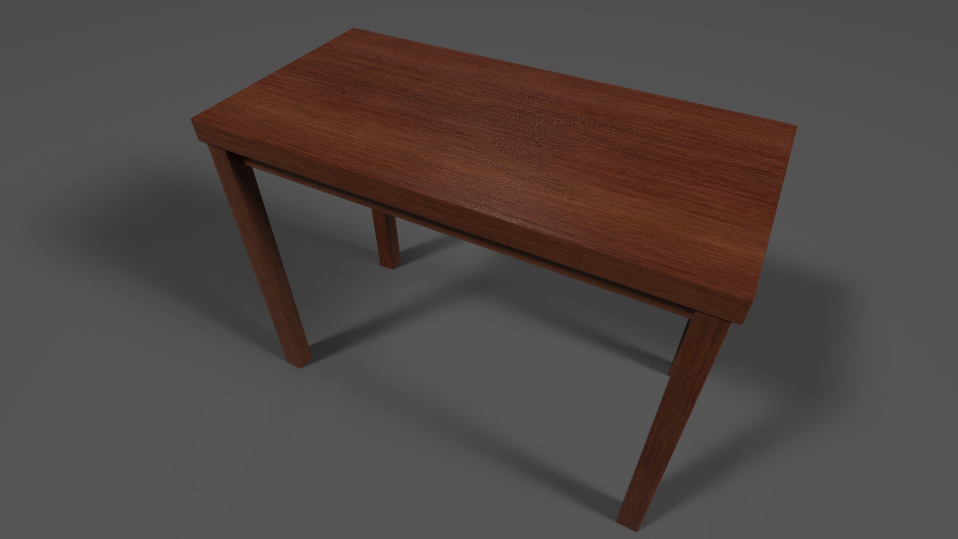 3D wooden table model - TurboSquid 1346841