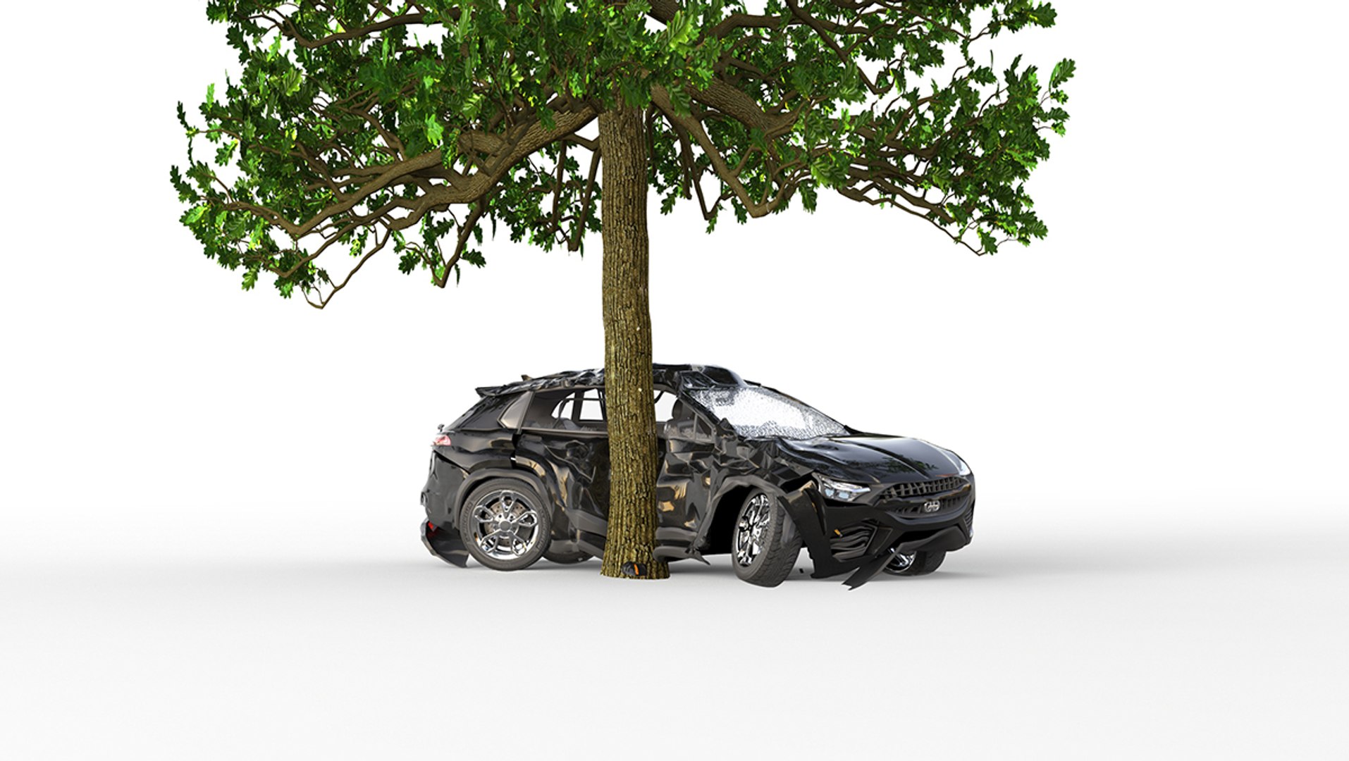 3D accident cars - TurboSquid 1337857