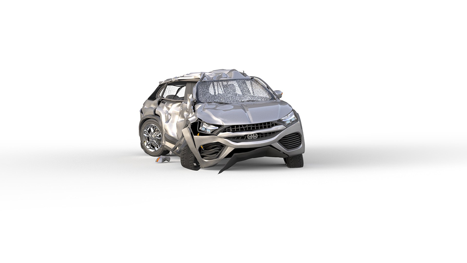 3D accident cars - TurboSquid 1337857