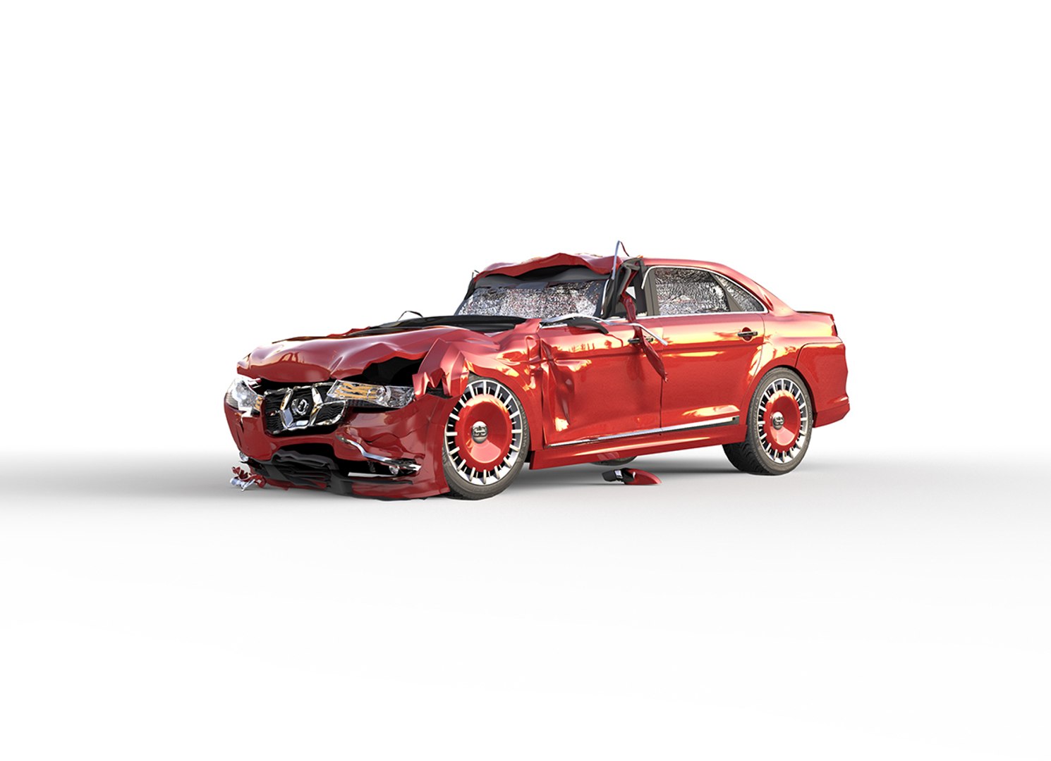 3D accident cars - TurboSquid 1337857
