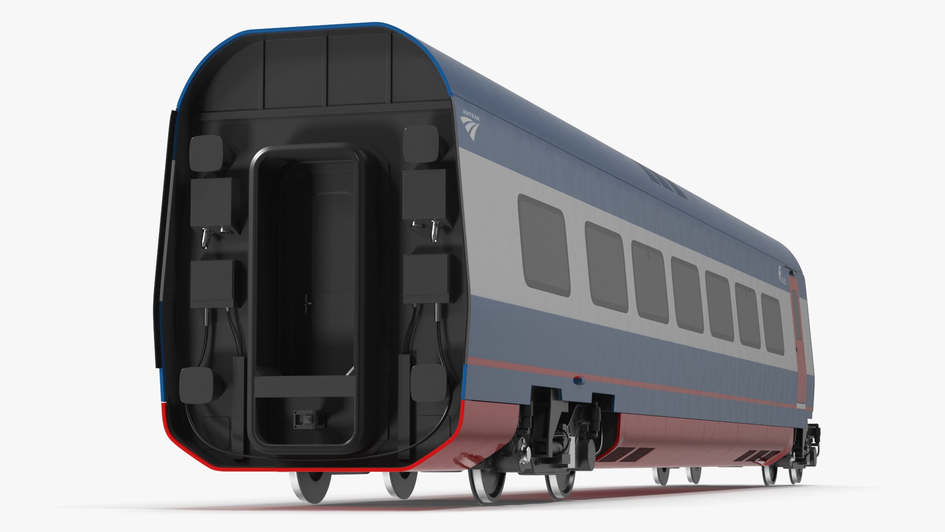 Train Car Amtrak Alstom Avelia Liberty 3D Model - TurboSquid 2090401
