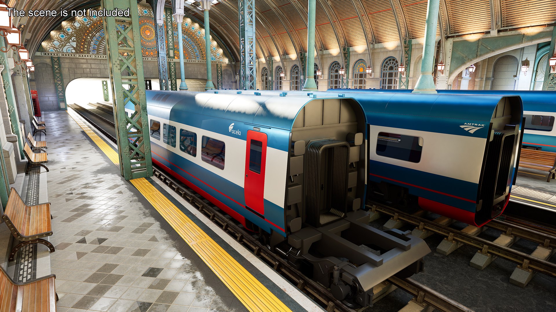 Train Car Amtrak Alstom Avelia Liberty 3D Model - TurboSquid 2090401