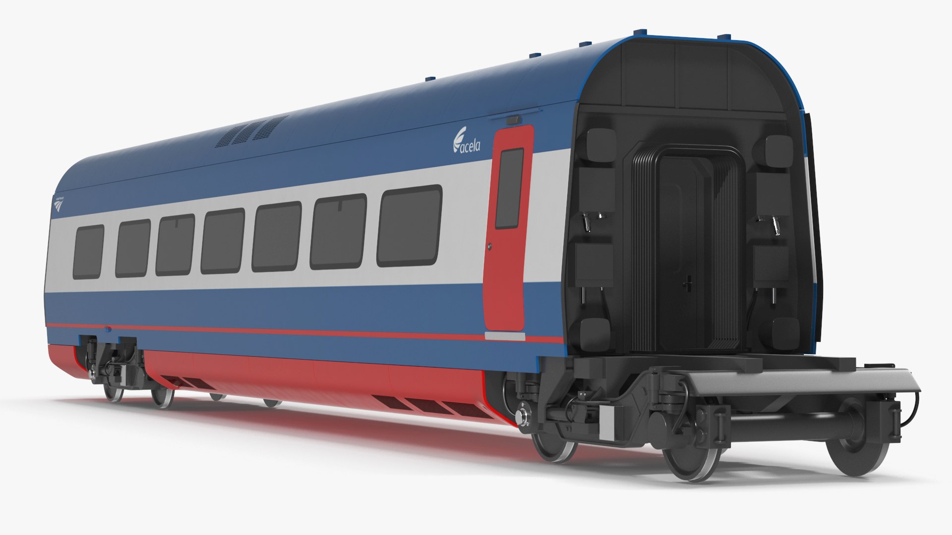 Train Car Amtrak Alstom Avelia Liberty 3D model - TurboSquid 2090401