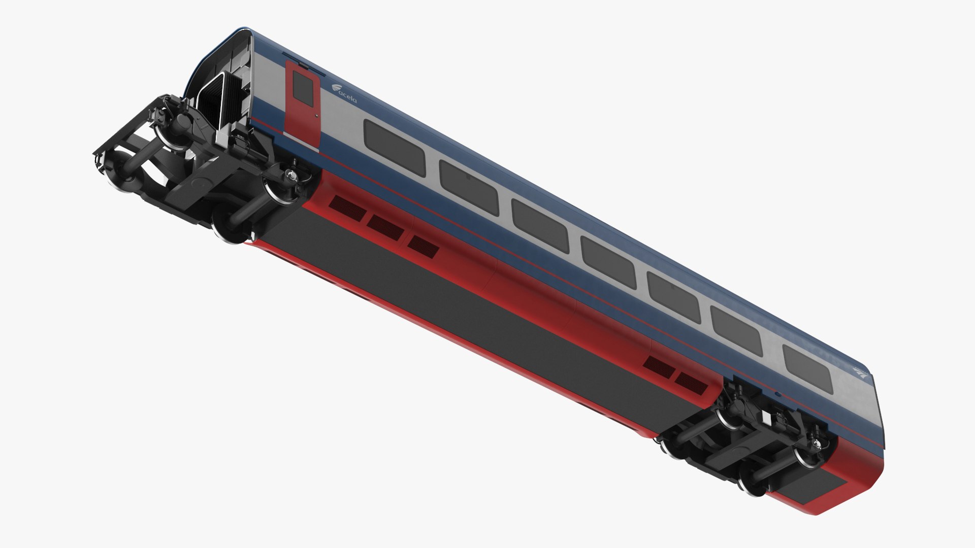 Train Car Amtrak Alstom Avelia Liberty 3D model - TurboSquid 2090401