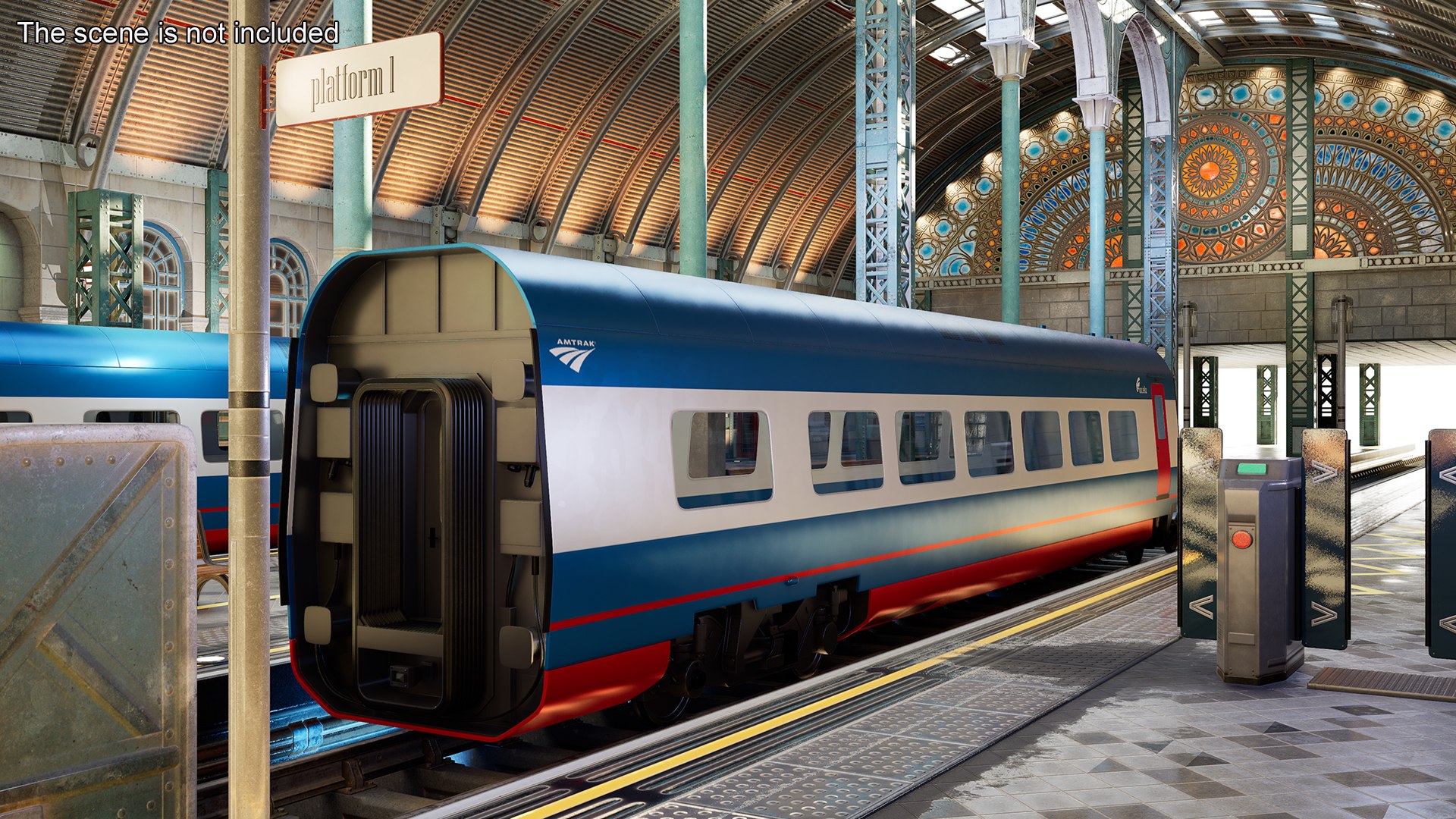 Train Car Amtrak Alstom Avelia Liberty 3D model - TurboSquid 2090401