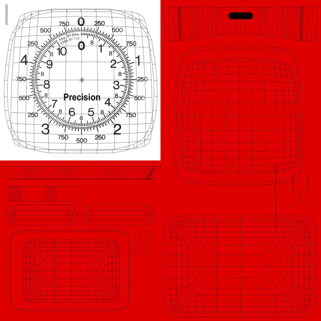 3D Scales - TurboSquid 1242700