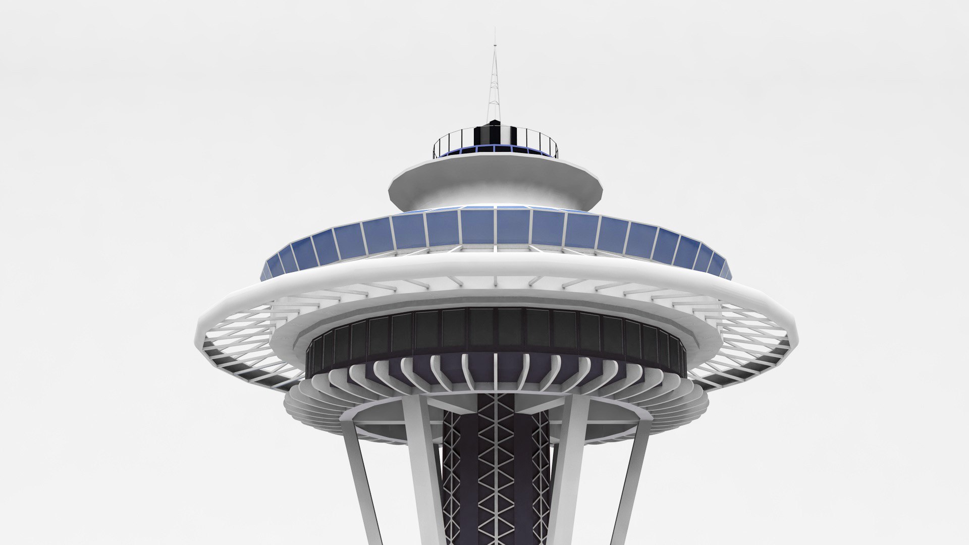 3D Space Needle Model - TurboSquid 2121417