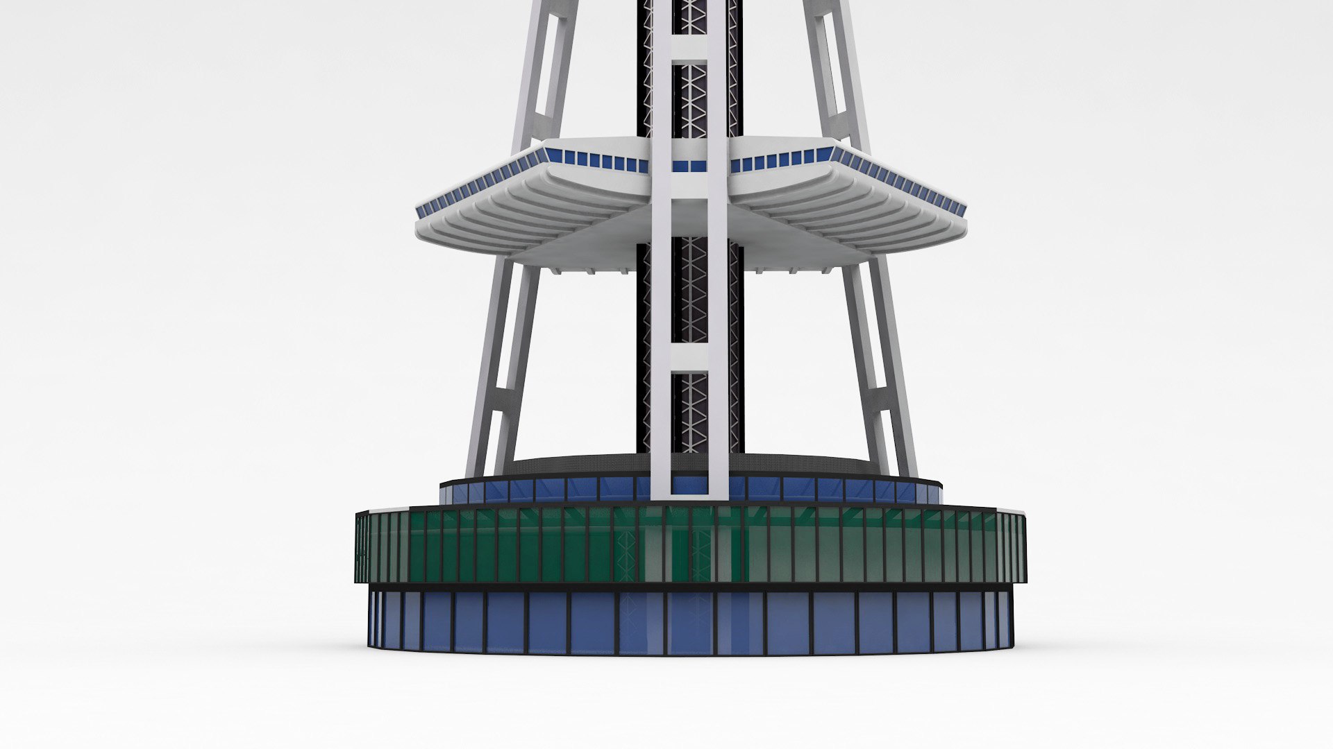 3D Space Needle Model - TurboSquid 2121417