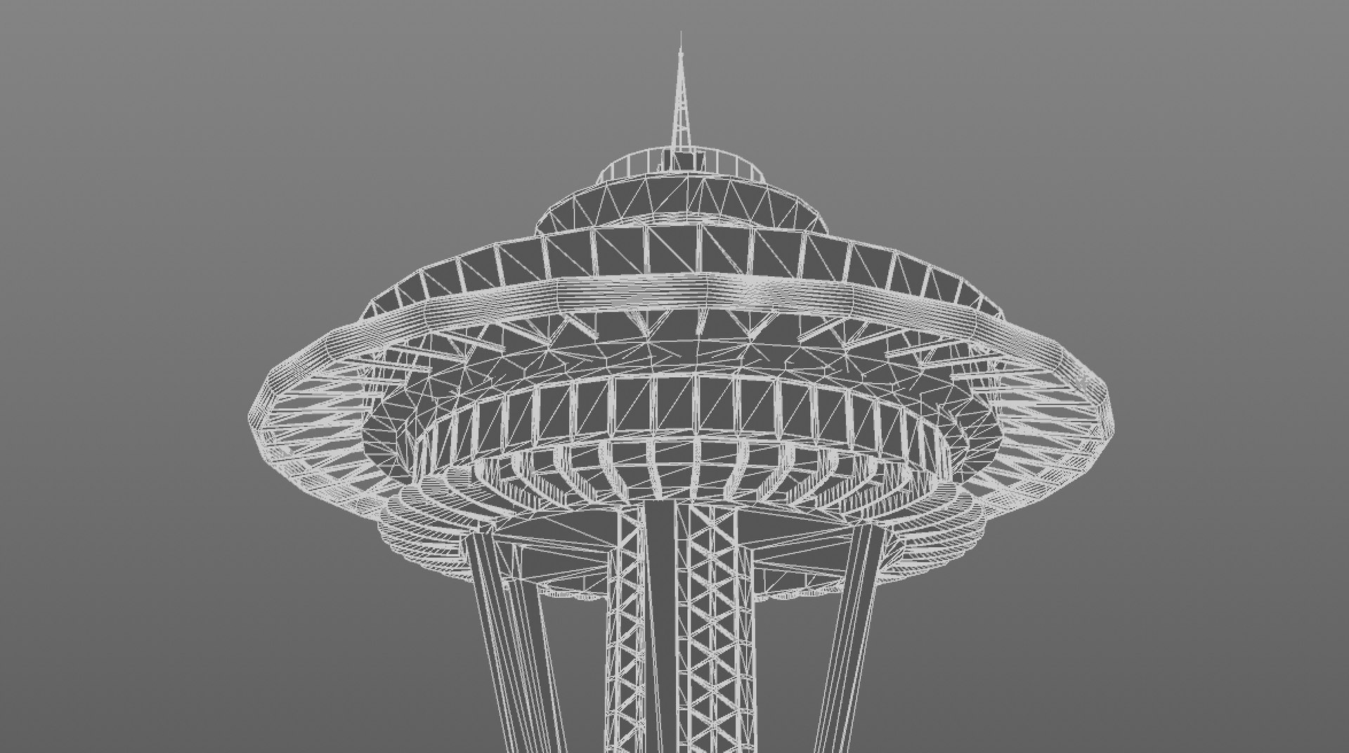 3D Space Needle Model - TurboSquid 2121417