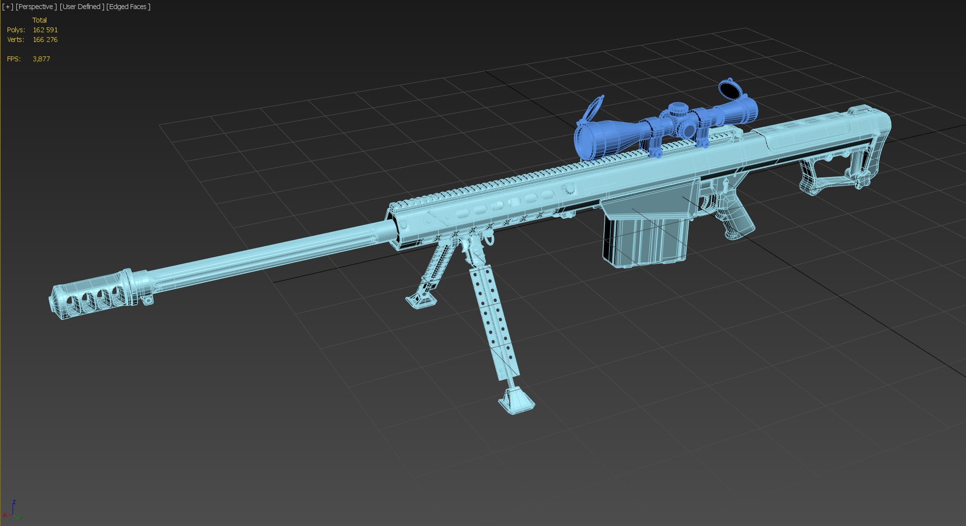 M107A1 3D Model - TurboSquid 2022833