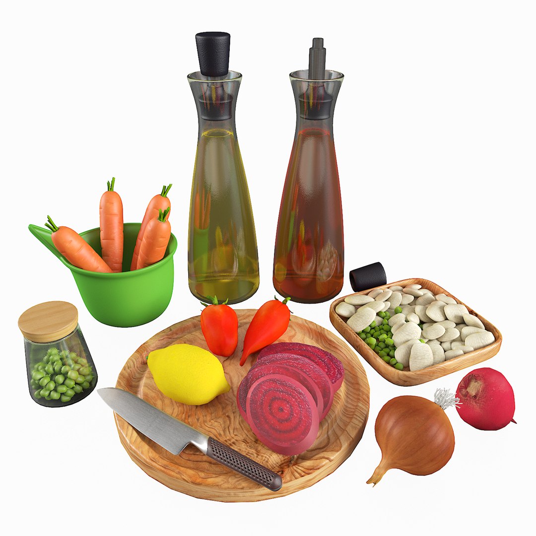 3D Soup Set - TurboSquid 1333747