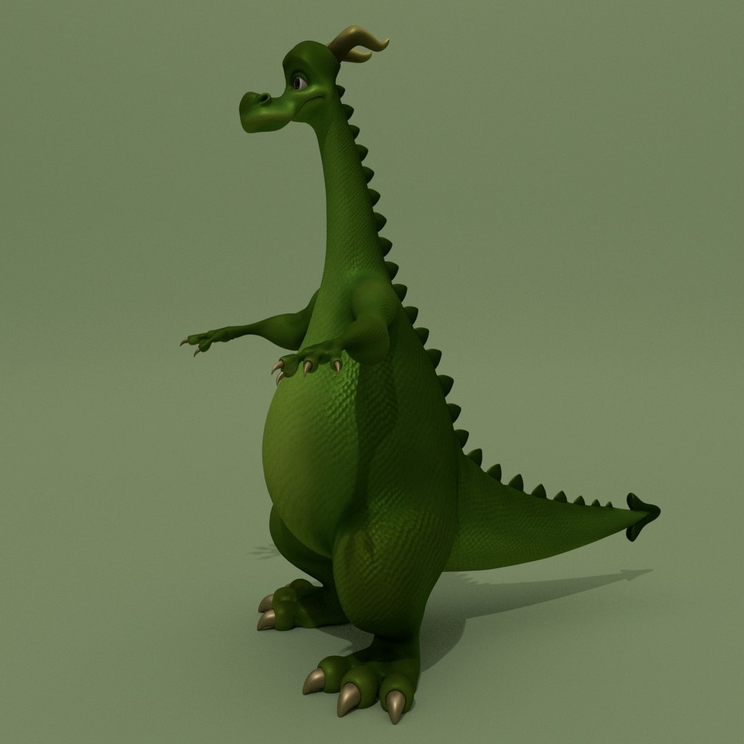 Dragon Cartoon 3D Model - TurboSquid 1188659
