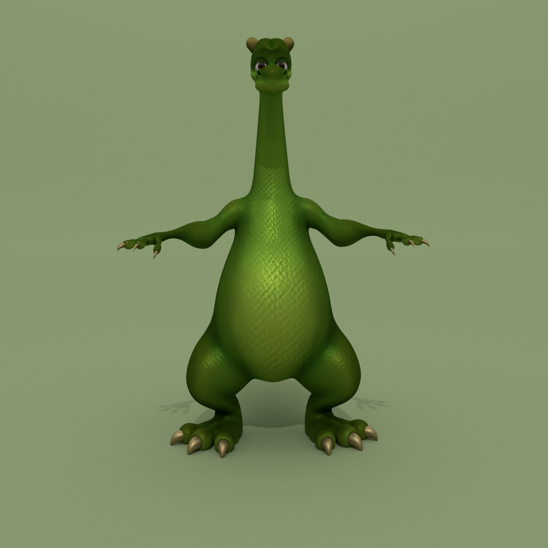 Dragon Cartoon 3D Model - TurboSquid 1188659