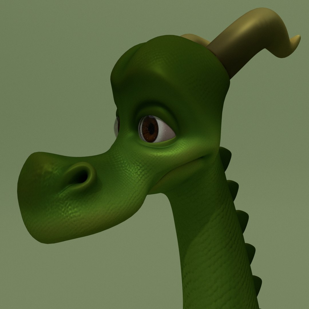 Dragon Cartoon 3D Model - TurboSquid 1188659
