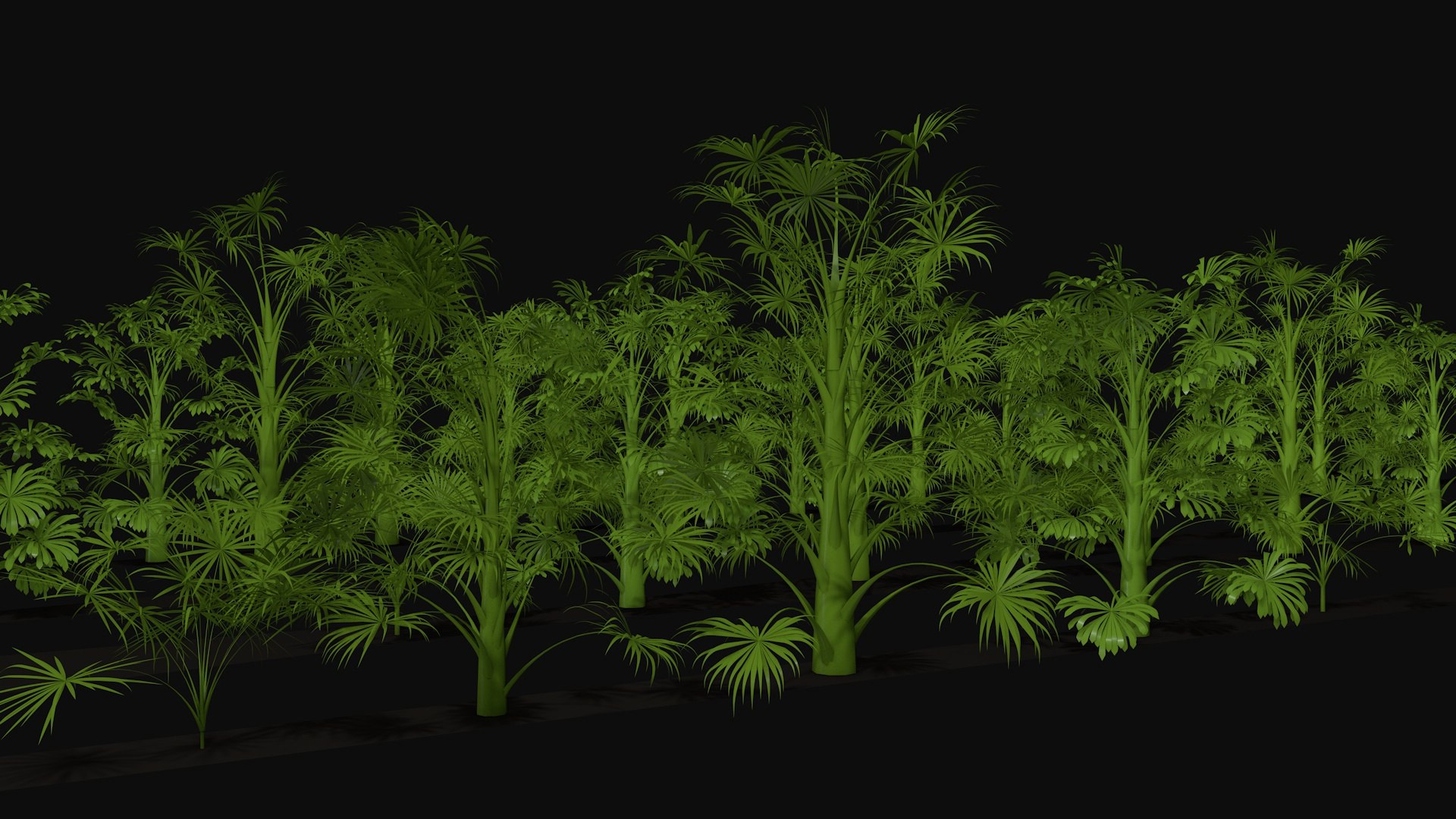 3D Tropical Plants V1 Model - TurboSquid 2225325