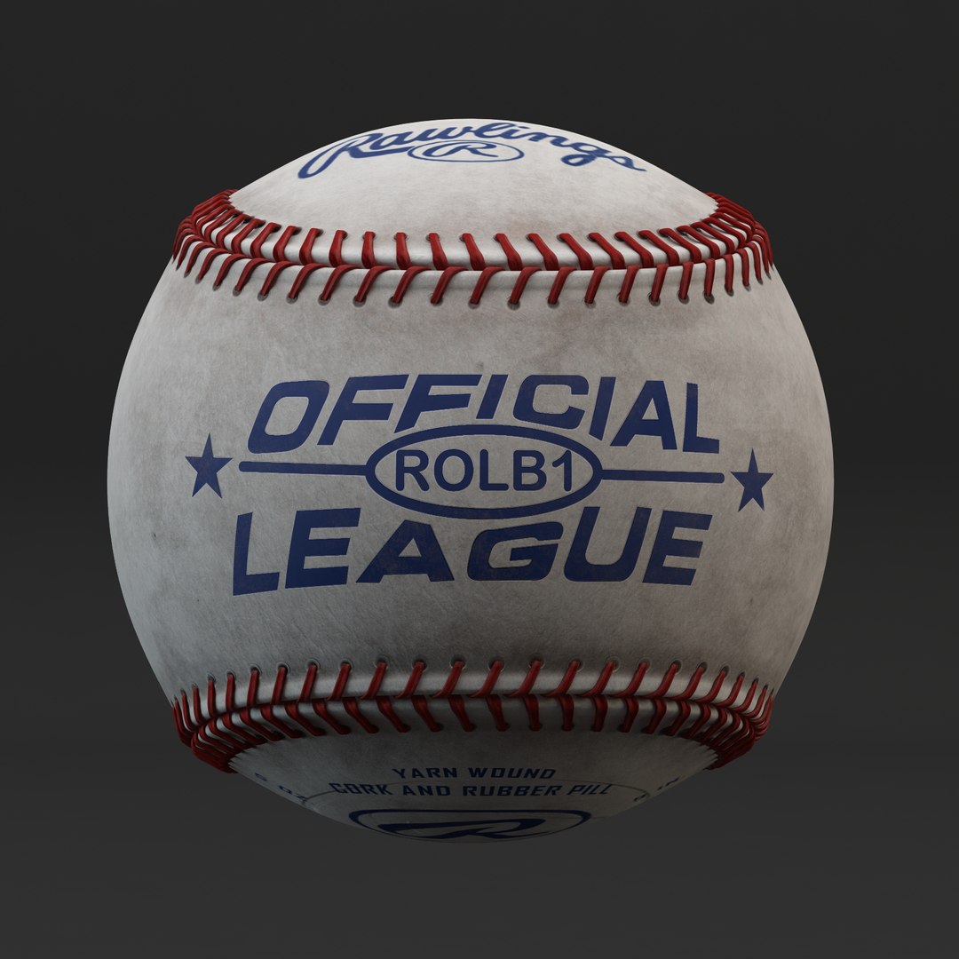 3D rawlings rolb official league - TurboSquid 1151889
