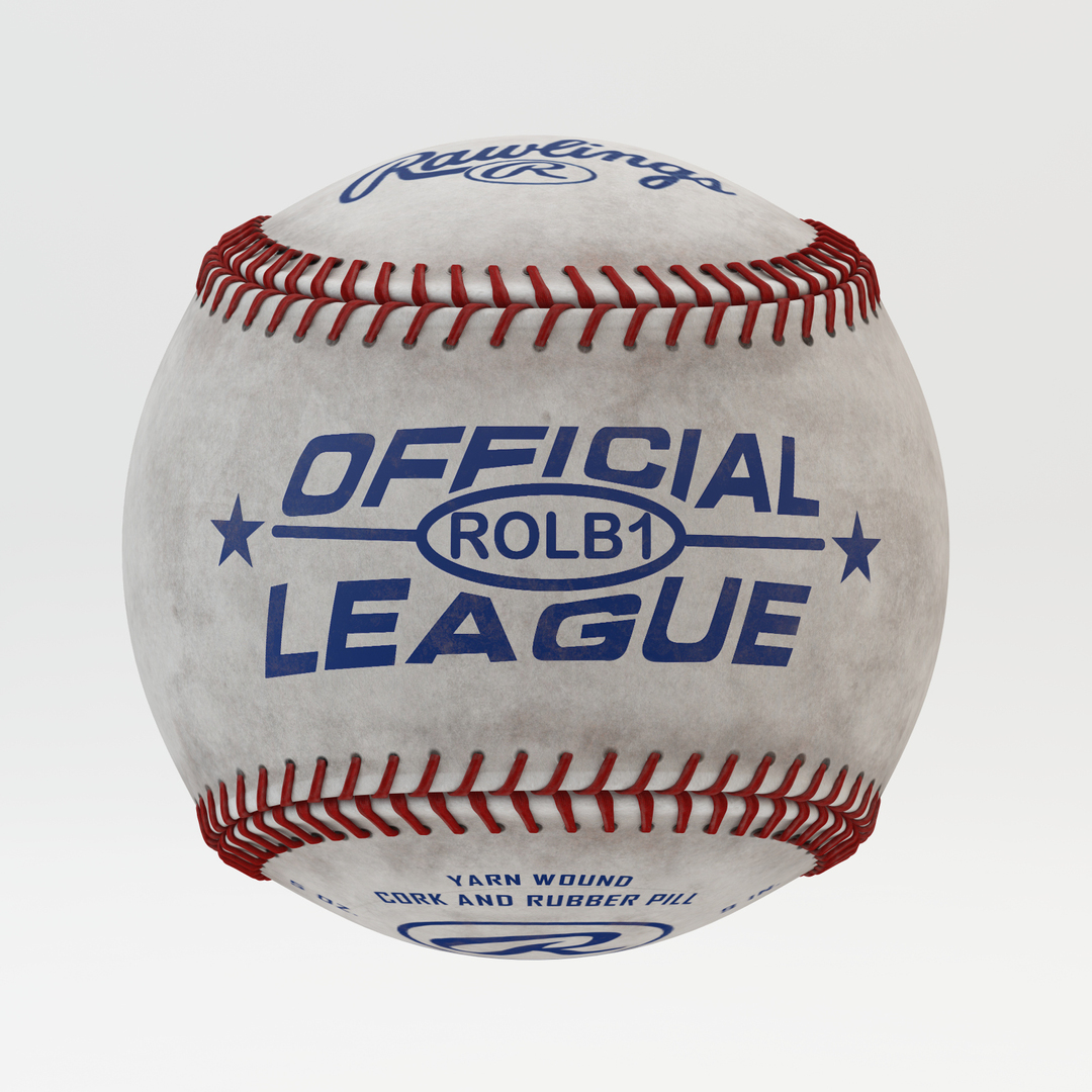 3D rawlings rolb official league - TurboSquid 1151889
