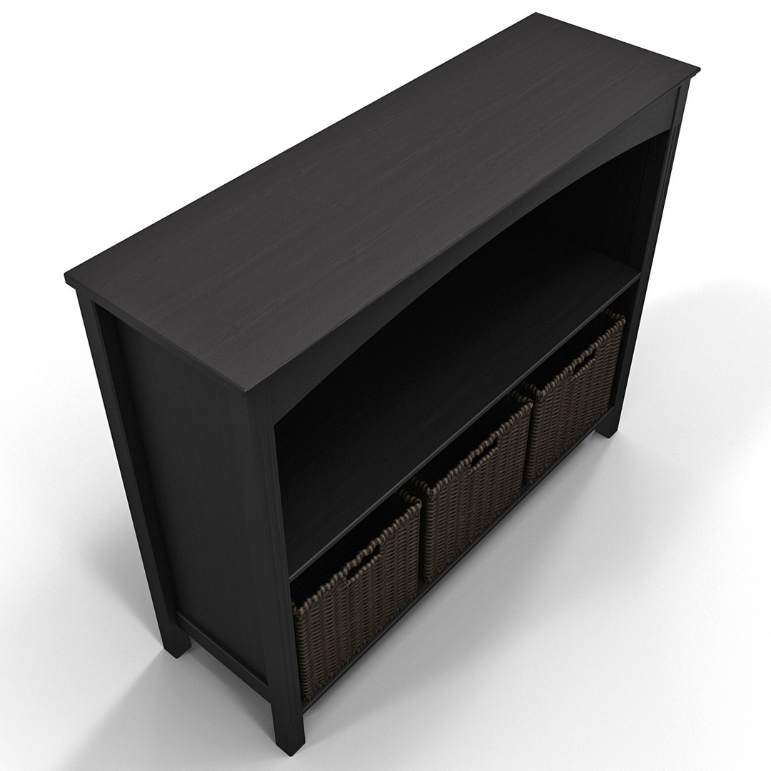 3d Model Wide 2 Section Storage