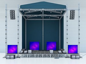 Outdoor Stage Blender Models for Download | TurboSquid