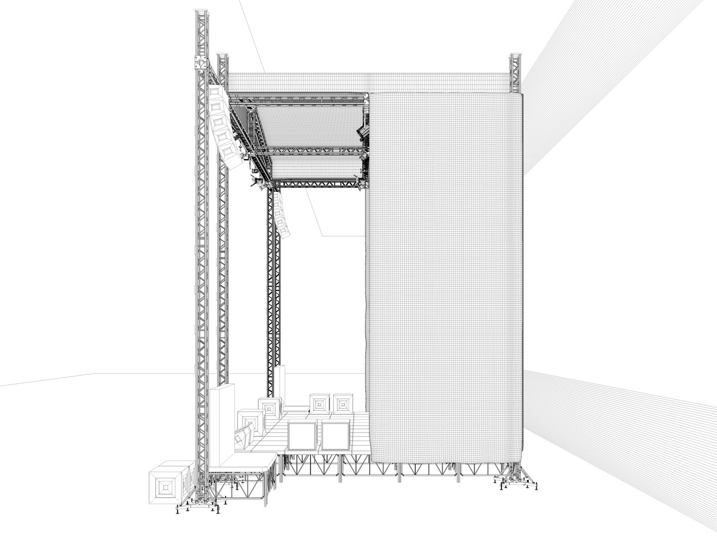 Concert Stage 2 model - TurboSquid 2107851