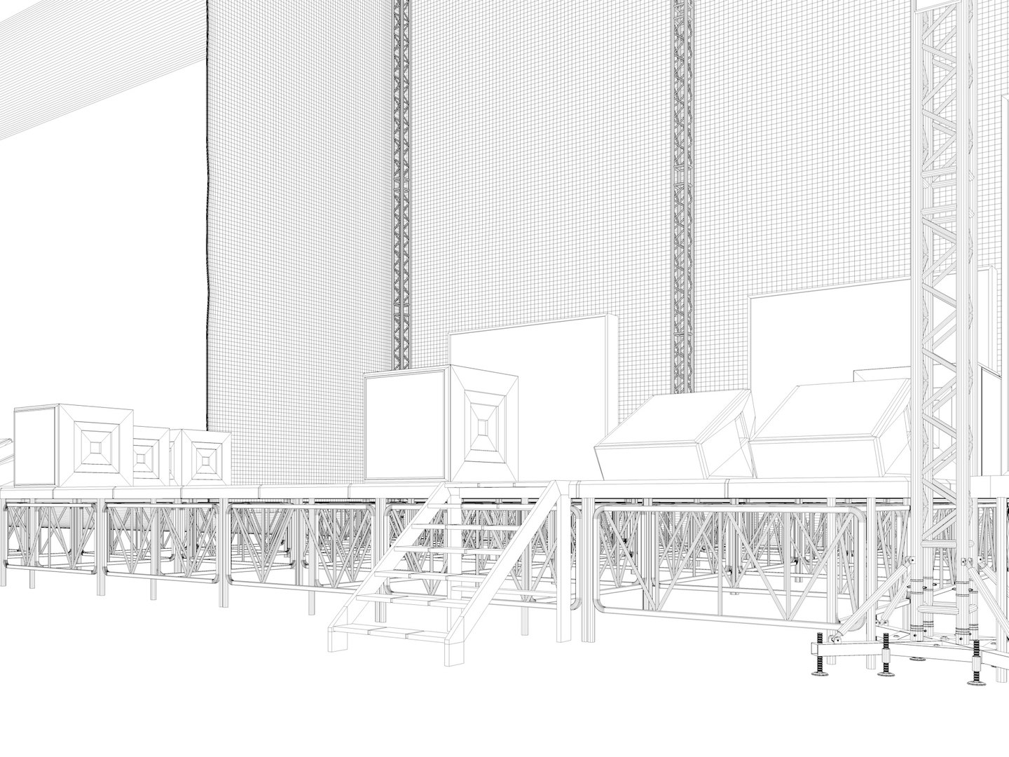 Concert Stage 2 model - TurboSquid 2107851