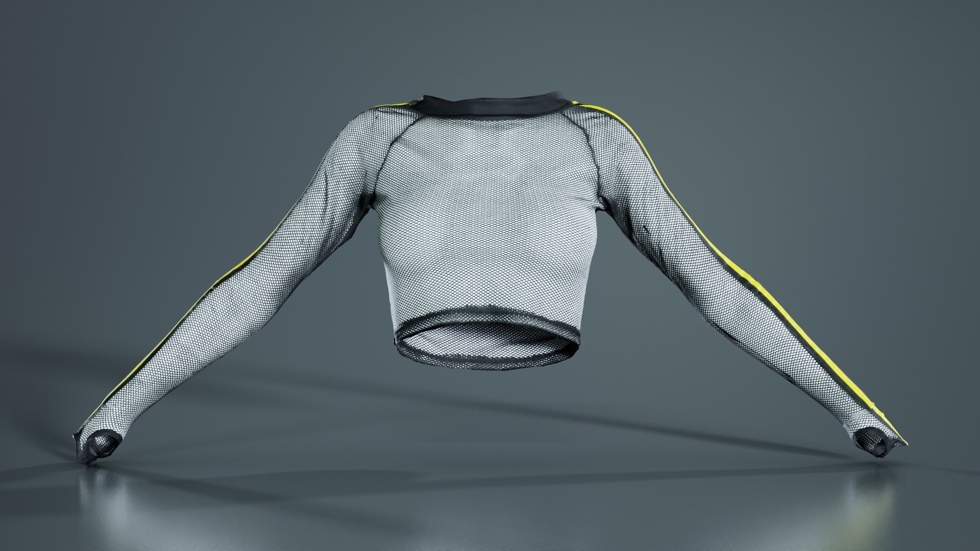 3D Model Arm Stripes Mesh Top Remastered - TurboSquid 2361716