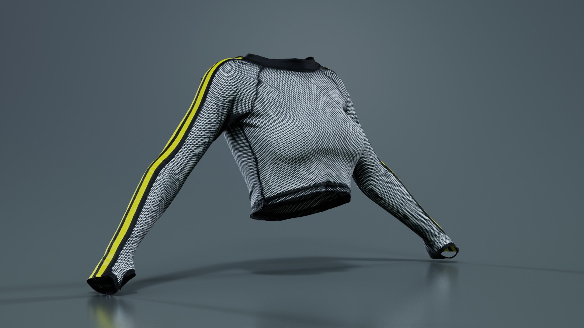 3D Model Arm Stripes Mesh Top Remastered - TurboSquid 2361716