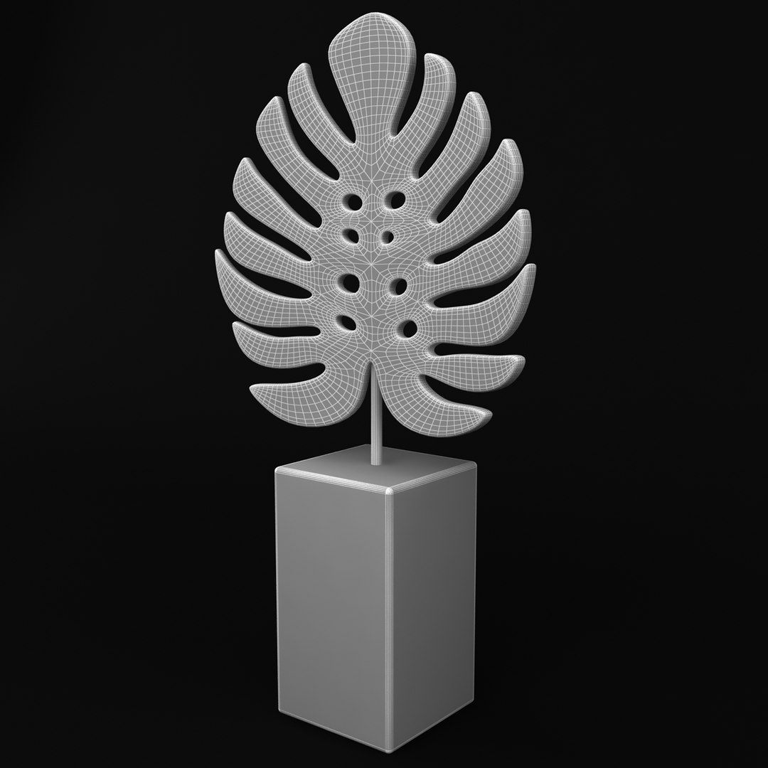 dxf leaf decoration