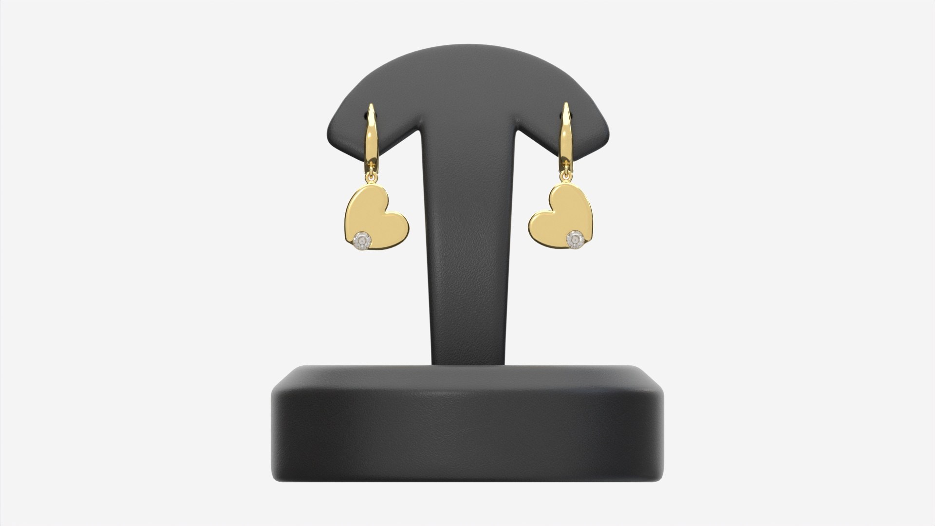 3D Earrings Leather Display Holder Stand 03 - TurboSquid 1969788