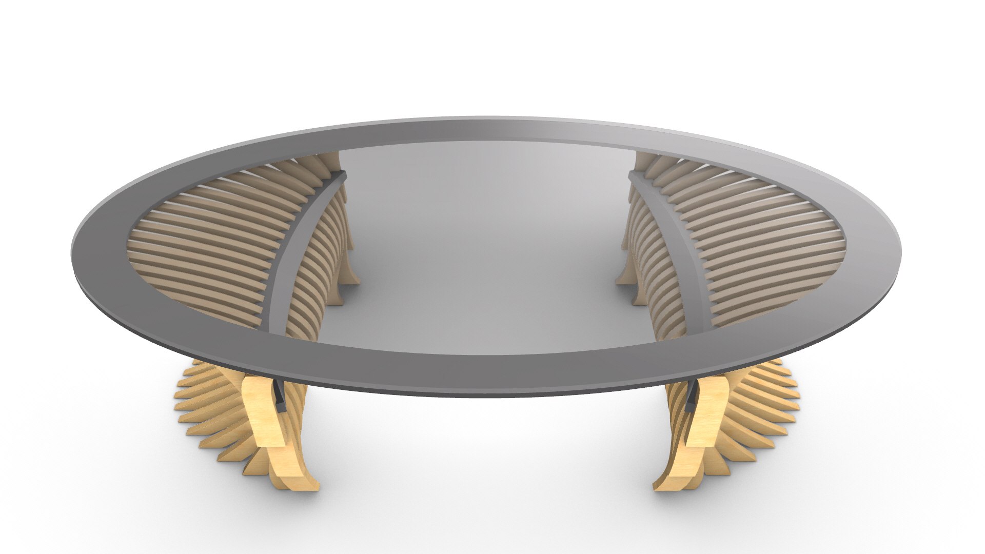 3D Parametric Modern Design Glass Tables 1 Model - TurboSquid 2428837