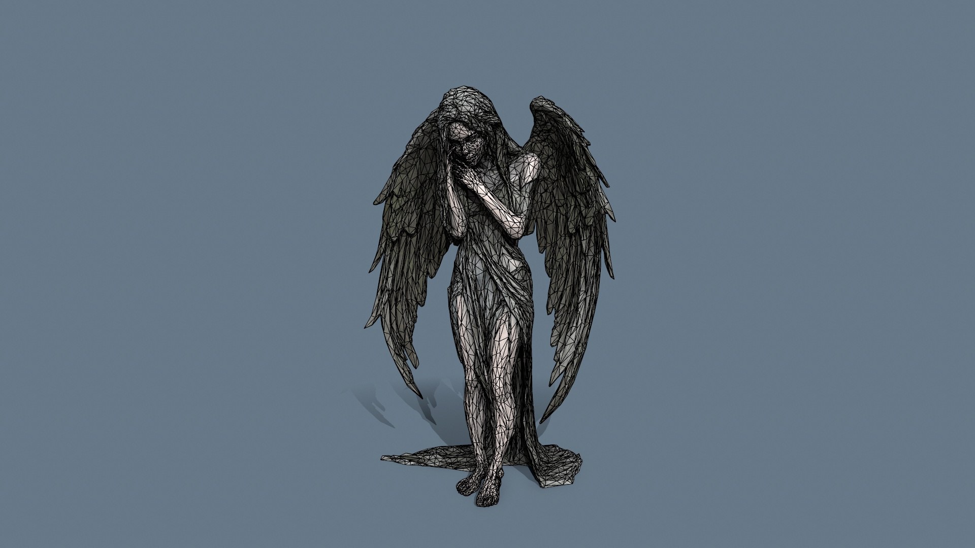 Angel Statue 3D Model - TurboSquid 2502778