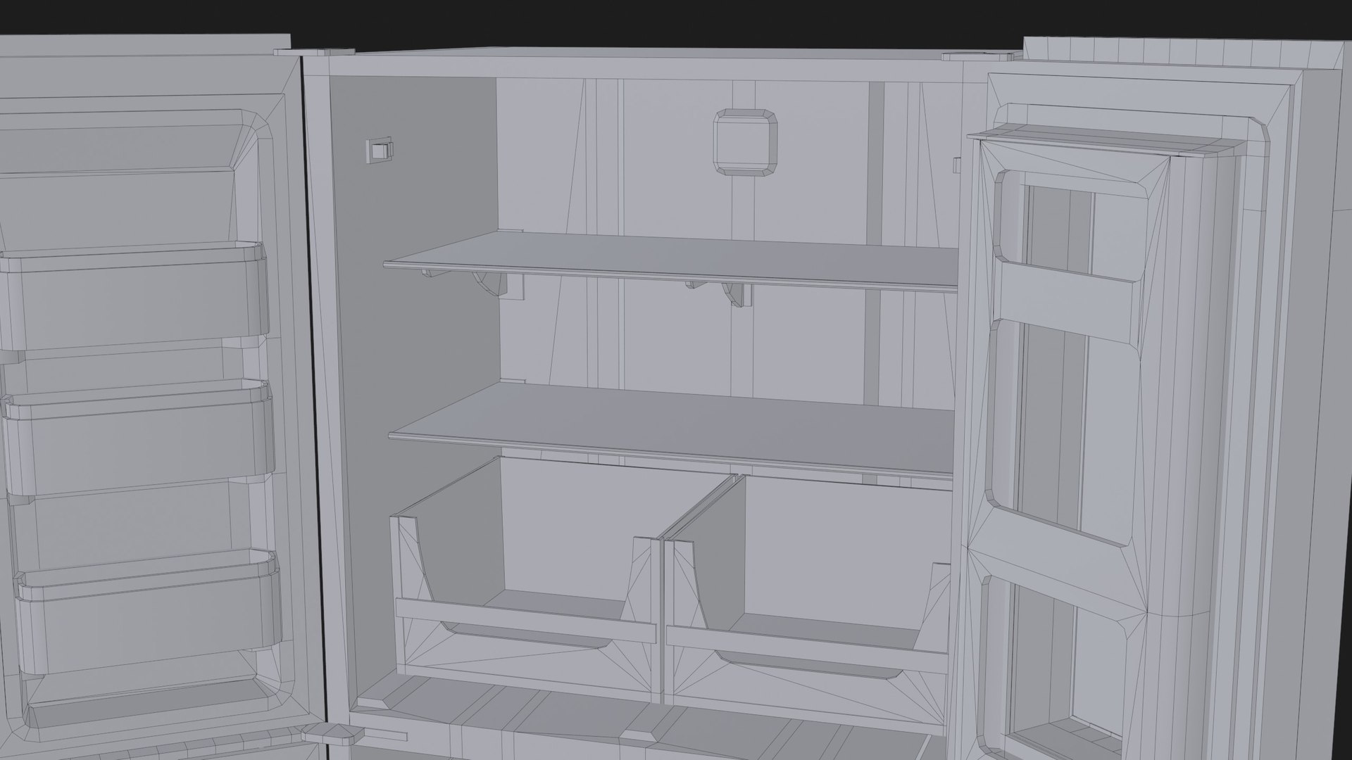 Modern Smart Refrigerator Model - TurboSquid 2142402