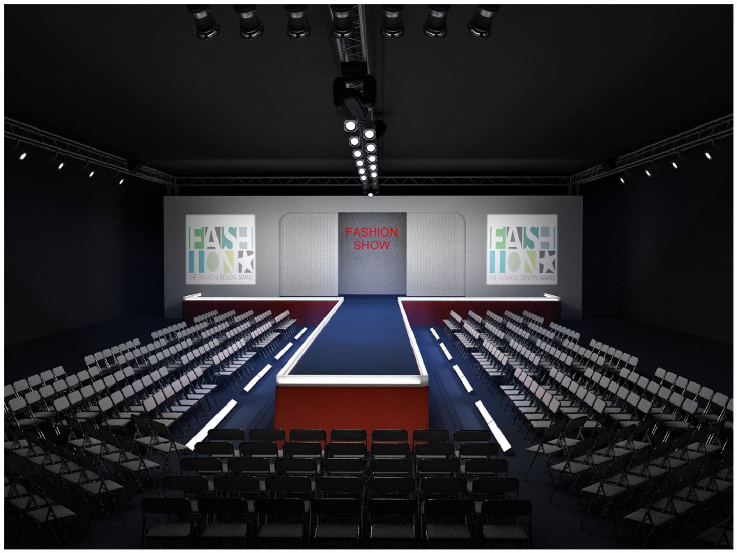 3dsmax Catwalk Stage