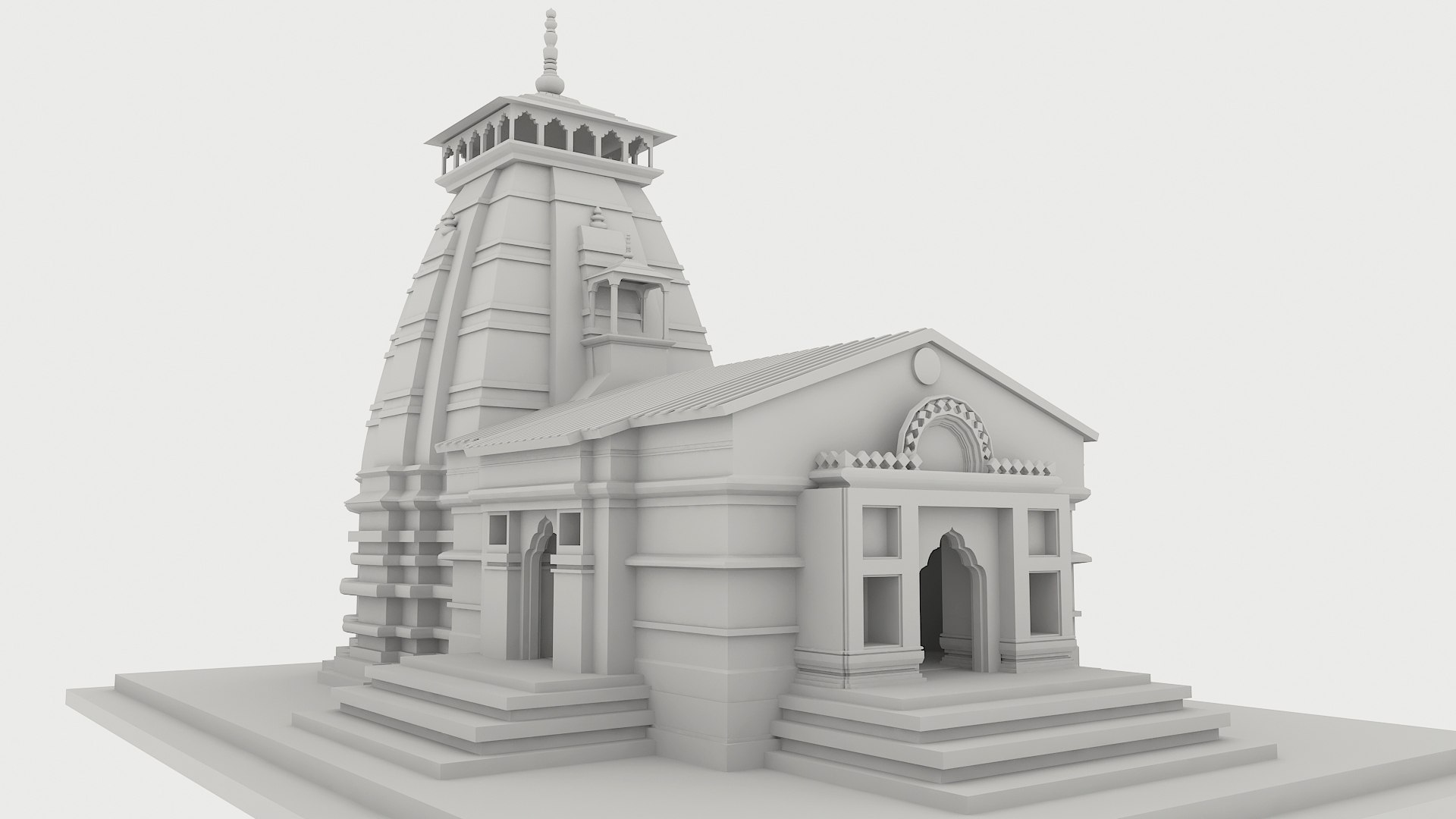 3D Kedarnath Temple - TurboSquid 1829684