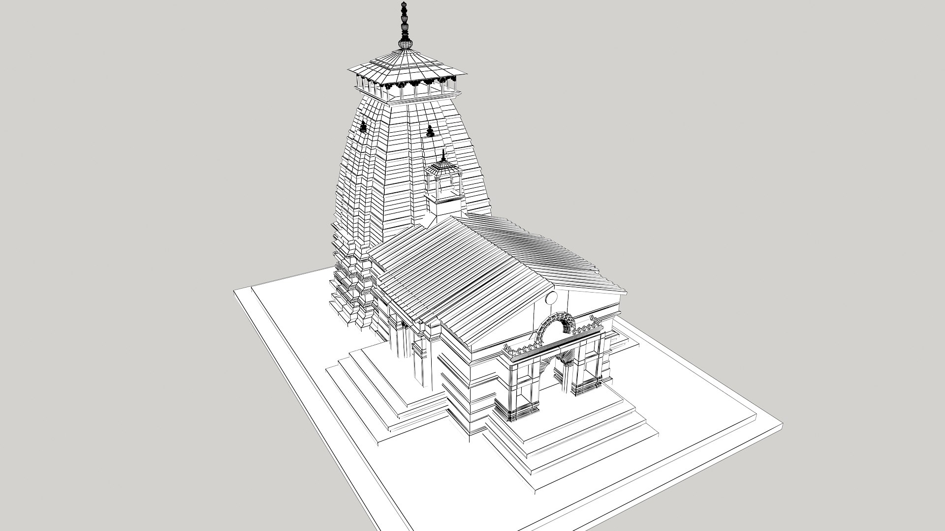 3D Kedarnath Temple - TurboSquid 1829684