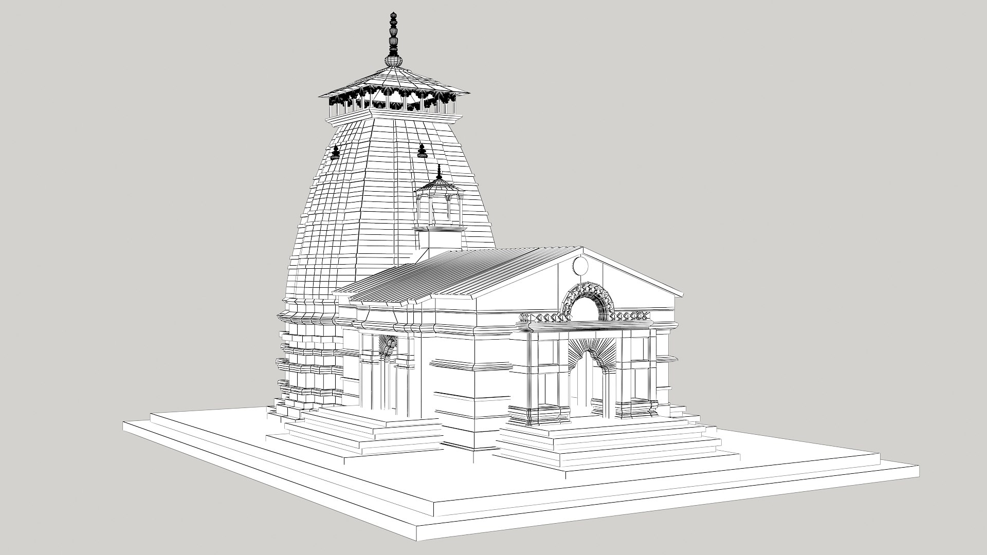 3D Kedarnath Temple - TurboSquid 1829684