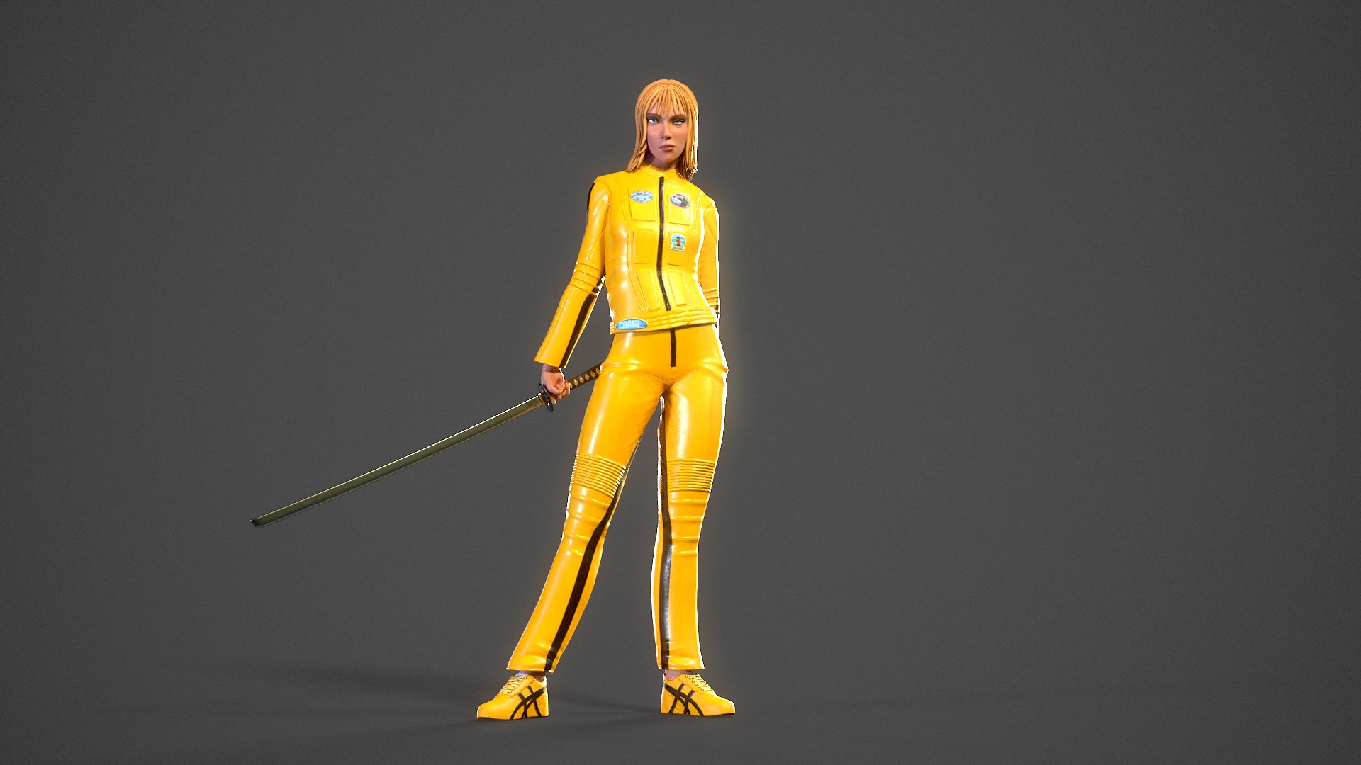 Beatrix Kiddo Rig 3D Model - TurboSquid 2369376