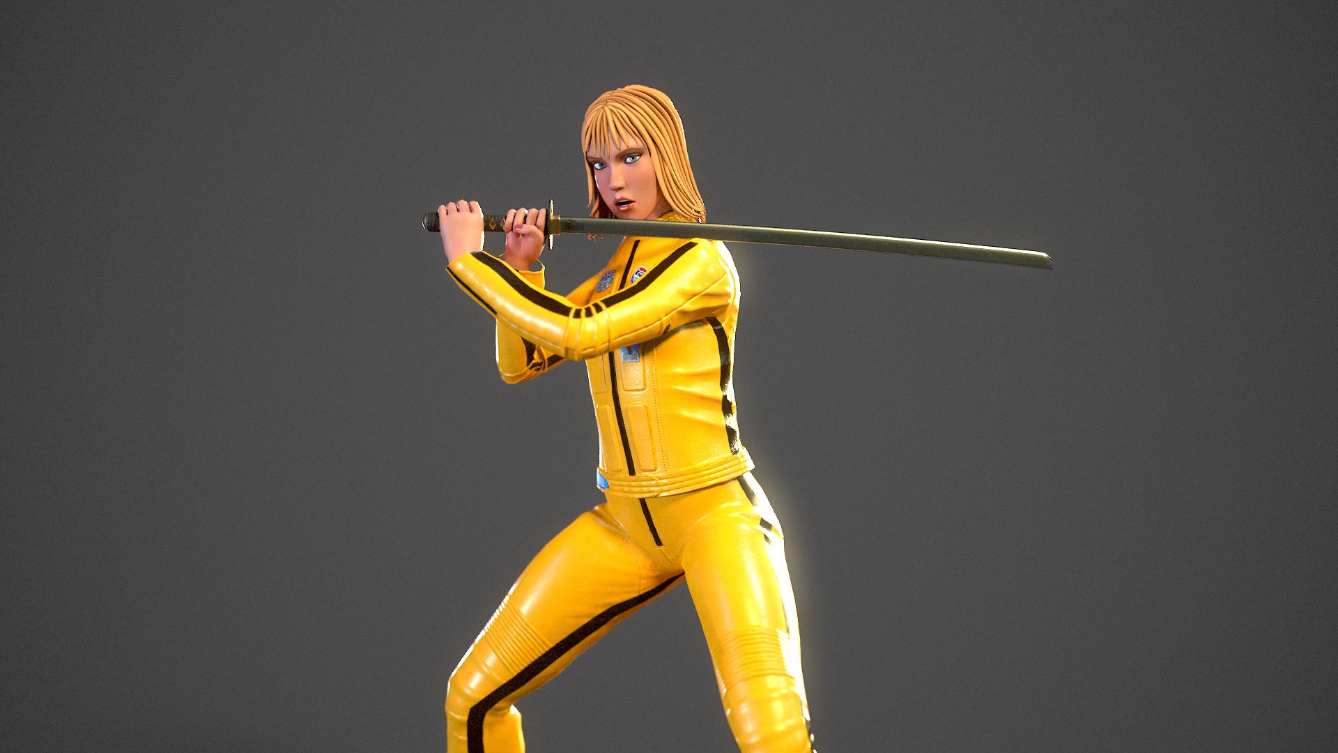 Beatrix Kiddo Rig 3D Model - TurboSquid 2369376