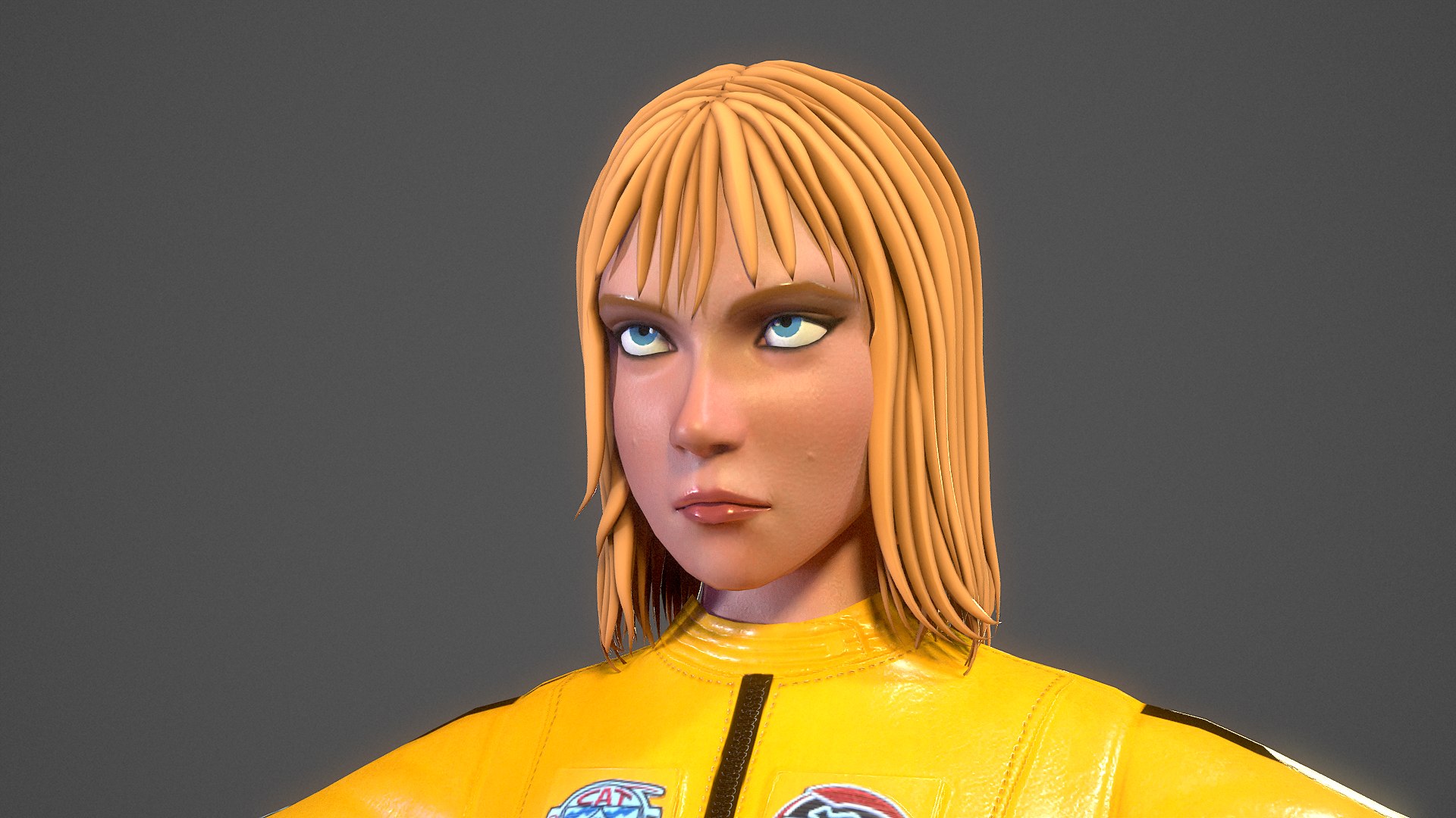 Beatrix Kiddo Rig 3D Model - TurboSquid 2369376