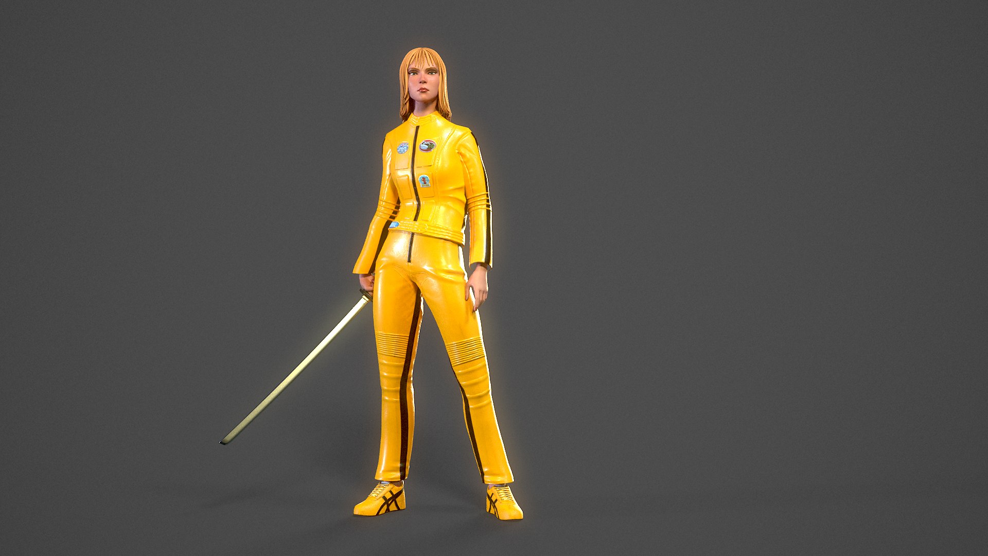 Beatrix Kiddo Rig 3D Model - TurboSquid 2369376